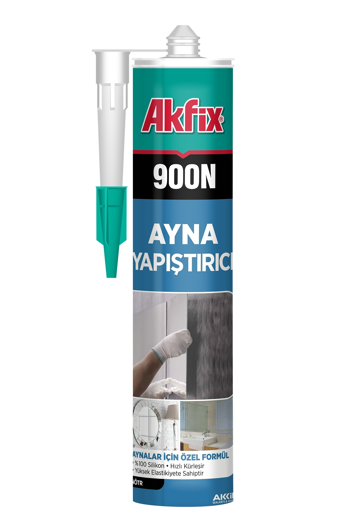 Nalbantoğlu Hırdavat | AKFIX AYNA SILIKONU NÖTR 900N 280ML
